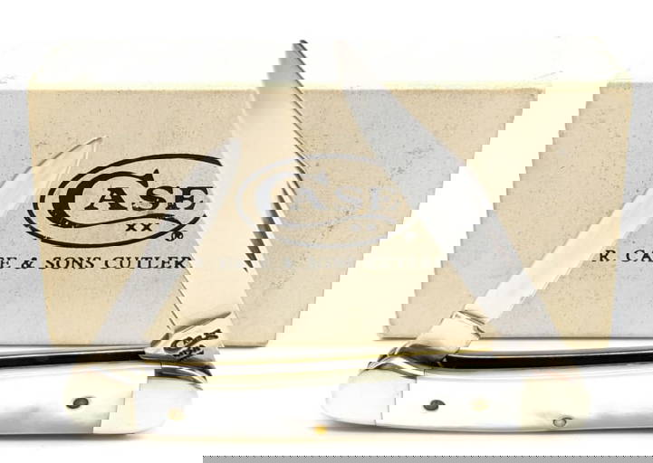 1994 Case Xx Genuine Pearl Mini Copperhead 82109x