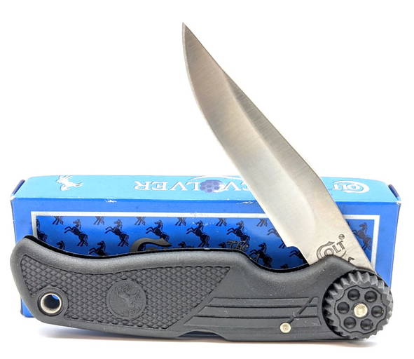 Nib Colt Revolver Lockback Pocket Knife Model Ct12