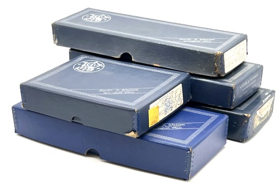 (5) Vintage Smith & Wesson Revolver Boxes Auction