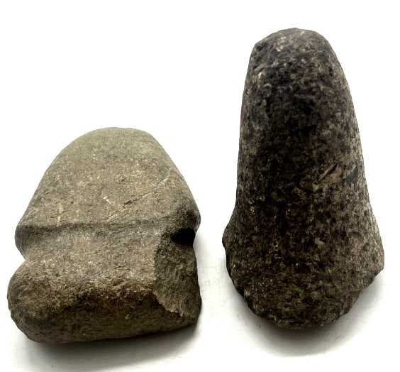 Authentic Bell Pestle & Native American Axe Head Auction