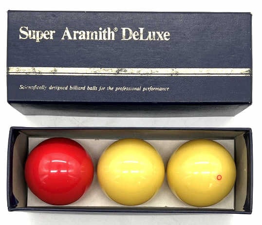 Super Aramith Deluxe New Billiard Balls With Box
