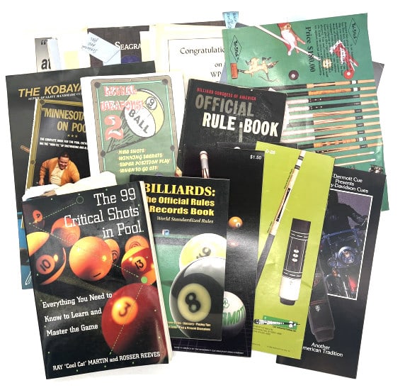 Vintage Billiard Brochures, Advertisements Auction