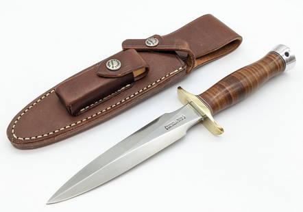 Vtg Randall Made Model 1 6in Fighter W/ Sheath Auction