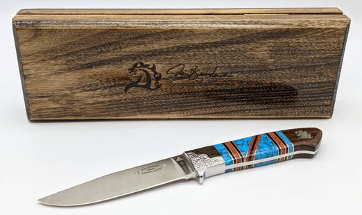 3 Blade Kissing Crane Knife Auction