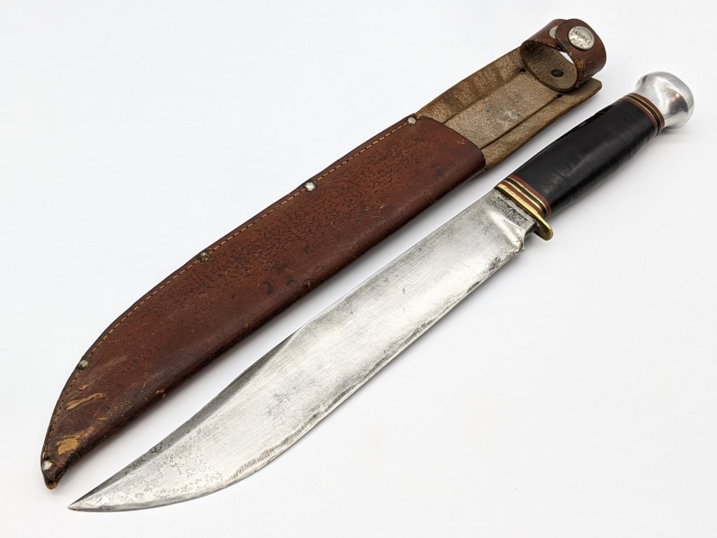 Marbles Two Line Logo Trailmaker W/ Marbles Sheath Auction