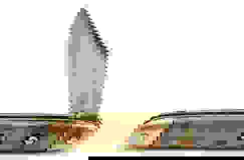 Shur-snap Colonial Synth Tan Cigar Switchblade Auction