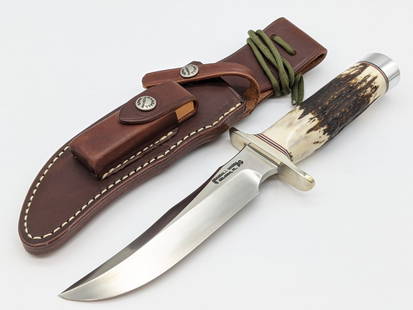 Vtg Randall Made Model 1 6in Fighter W/ Sheath Auction