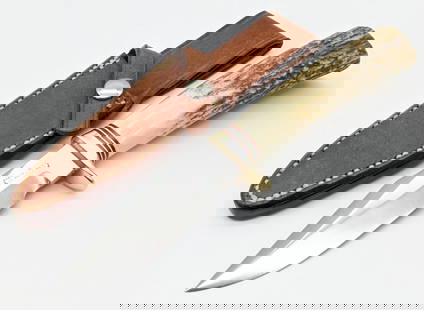 Vtg Randall Made Model 1 6in Fighter W/ Sheath Auction