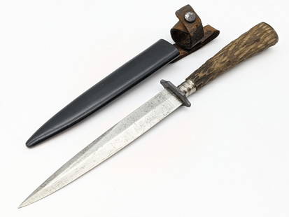 Usn Pal Brand Rh-35 Fighting Knife Mk1 W/ Scabbard Auction