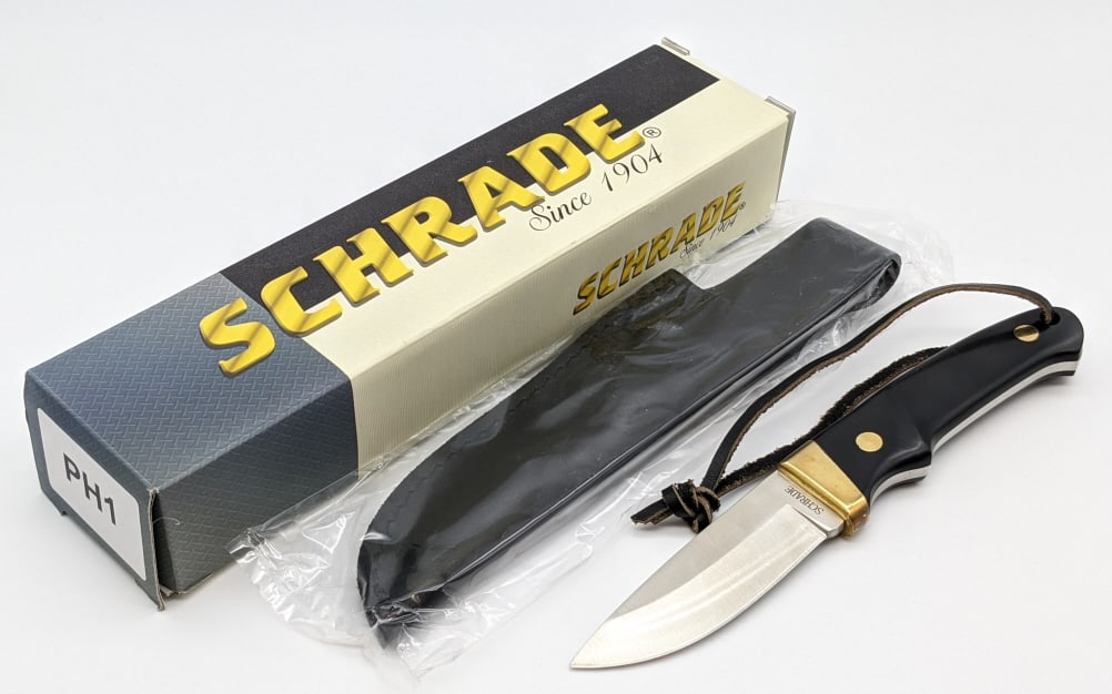 Nib Schrade Ph1 Professional Hunter Skinner Knife Auction