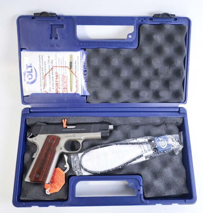 Colt Lwt Commander .38 Super Semi Auto Pistol