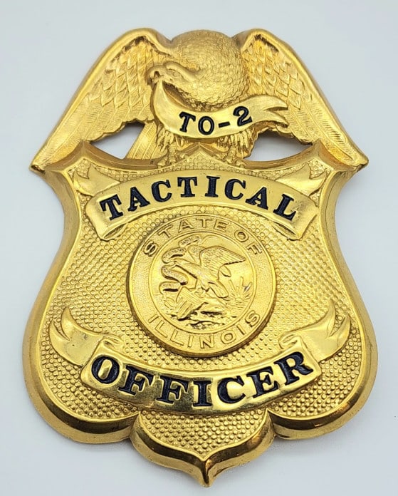Obsolete Illinois Tactical Officers Badge