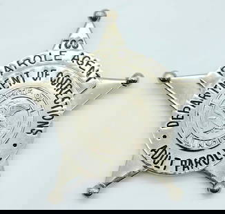 Obsolete Cook County Dept Of Corrections Hat Badge Auction