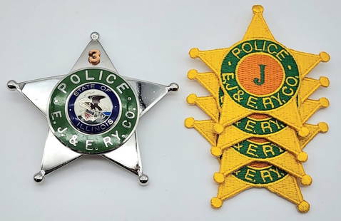 Obsolete Illinois State Police Honor Guard Badge Auction