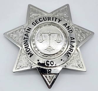 Obsolete Compton Police Chief Badge Auction