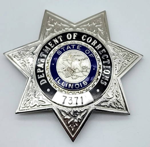 Repro. Illinois Department Of Corrections Badge