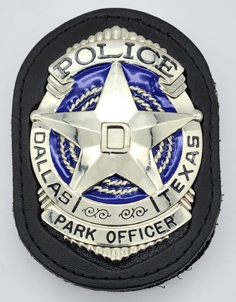 Obsolete Dallas Texas Police Park Officer Badge Auction