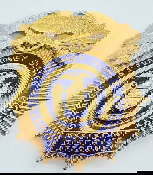 Obsolete Ulster County District Attorney Badge Auction