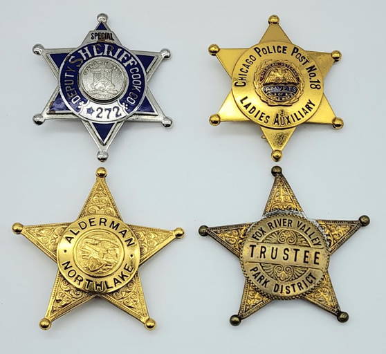 Obselete Sheriff's, Police, & Speciality Badges