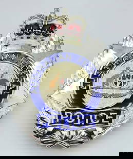 Obsolete Queensland Police Badge Auction