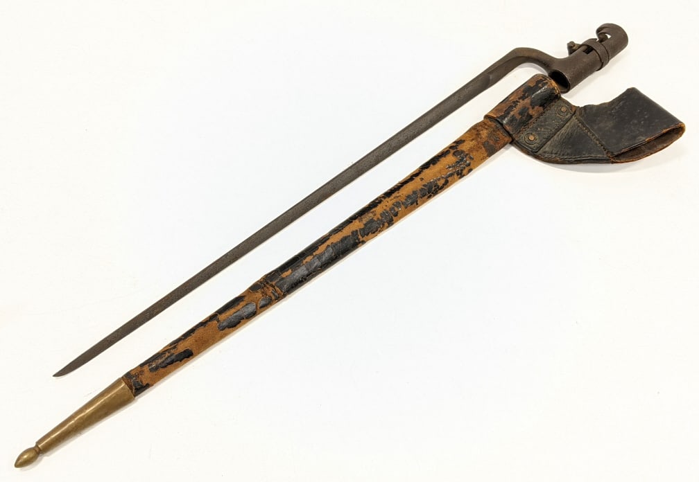 Civil War Springfield Triangle Socket Bayonet Auction