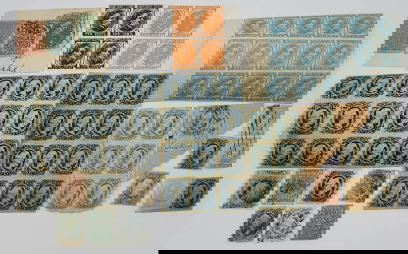 Various Confederate States Of America Stamps