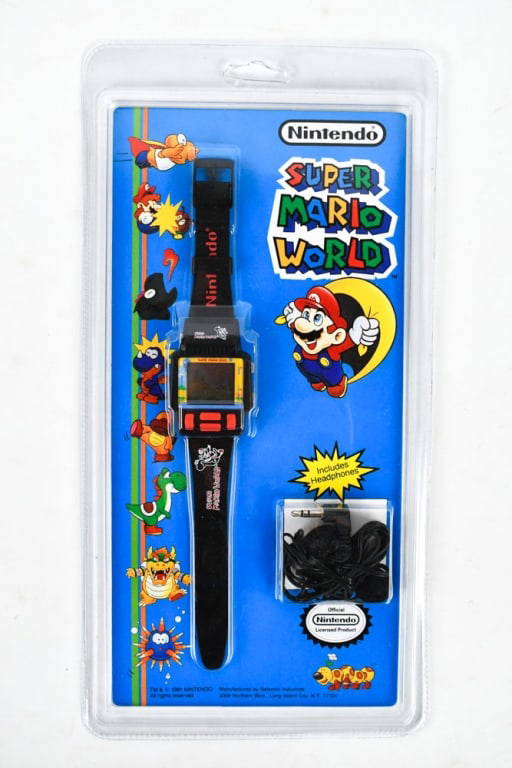 Nos 1991 Nintendo Super Mario World Nelsonic Watch Auction