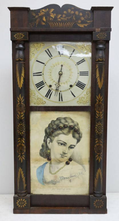 Antique Jerome's & Darrow Wall Clock Auction