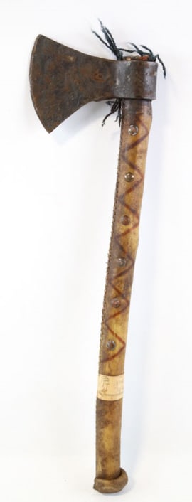 Native American Apache Scout Trade Axe Auction