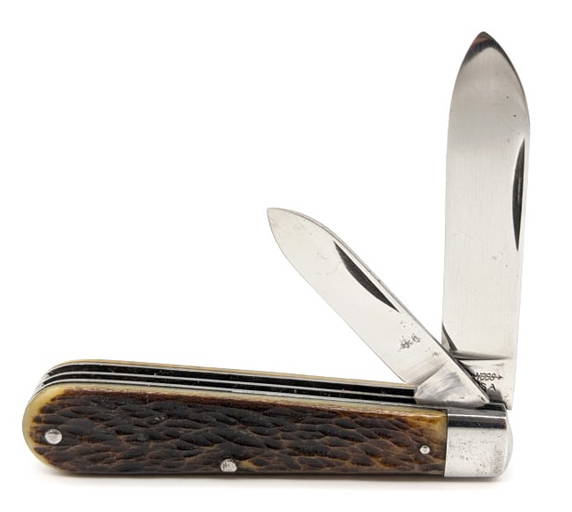 Voss Two Blade Bone Uneven Jack Knife