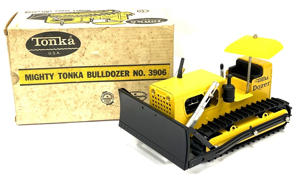 1970 Mighty Tonka Bulldozer No. 3906 With Box Auction