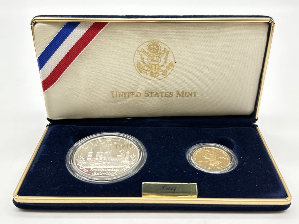 Smithsonian Institution 150th Commemorative Coins Auction