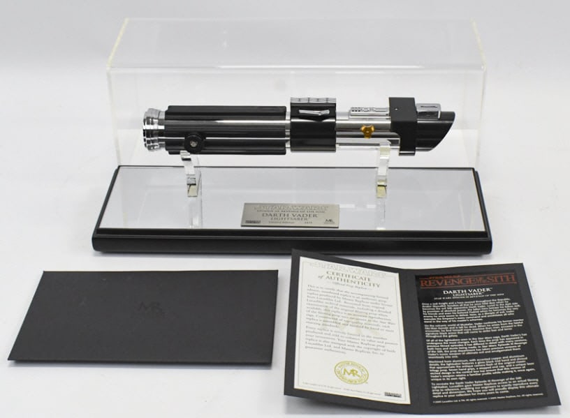 Star Wars Rots Darth Vader Prop Replica Lightsaber Auction