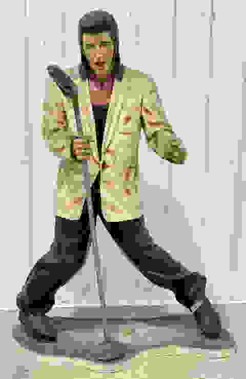 Life Size Elvis Presley Resin Prop Statue Auction