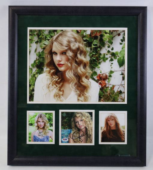 Psa Taylor Swift Signed & Framed Photograph Auction