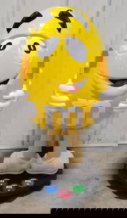 Life Size M&m Lady Chocolate Candy Store Display Auction