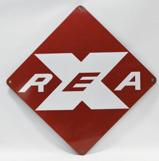 Vintage Ssp Railway Express Agency Rea Sign Auction