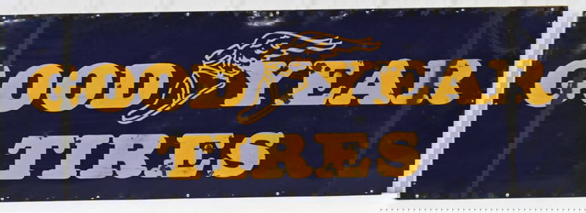 Goodyear Tires Dst Diamond Sign Auction