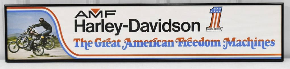 Vintage Harley Davidson Poster