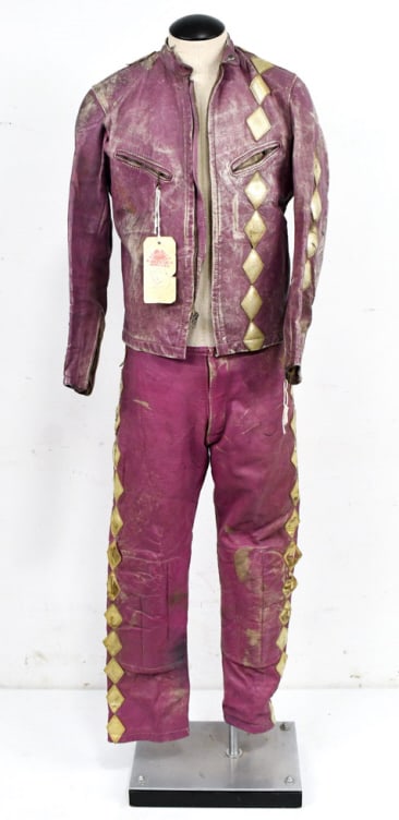 Stuntman Bob Duffey's Bates Motorcycle Leathers Auction