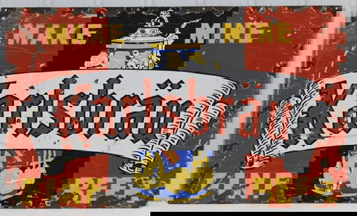 Heineken Beer Sign Advertising Display Auction