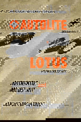 1960s Indy 500 No.92 Lotus Amt Model Kit Poster