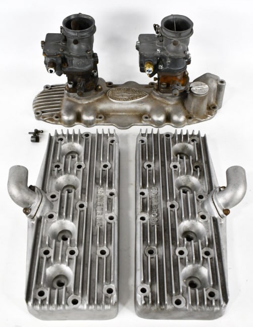Edelbrock Heads Meyer Intake & Stromberg 97 Carbs Auction