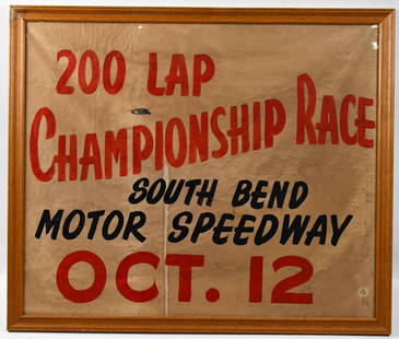 Vintage Santa Fe Speedway Stock Car Race Poster