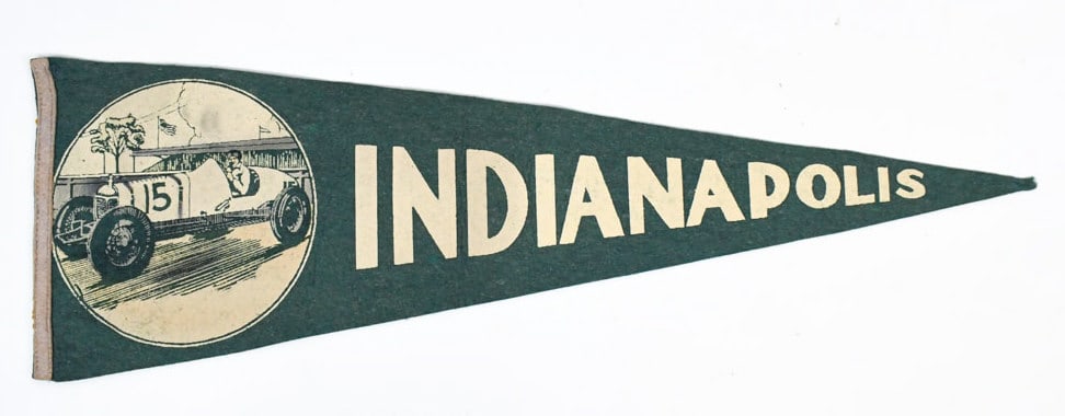 1926 Indianapolis 500 Frank Lockhart Race Pennant Auction