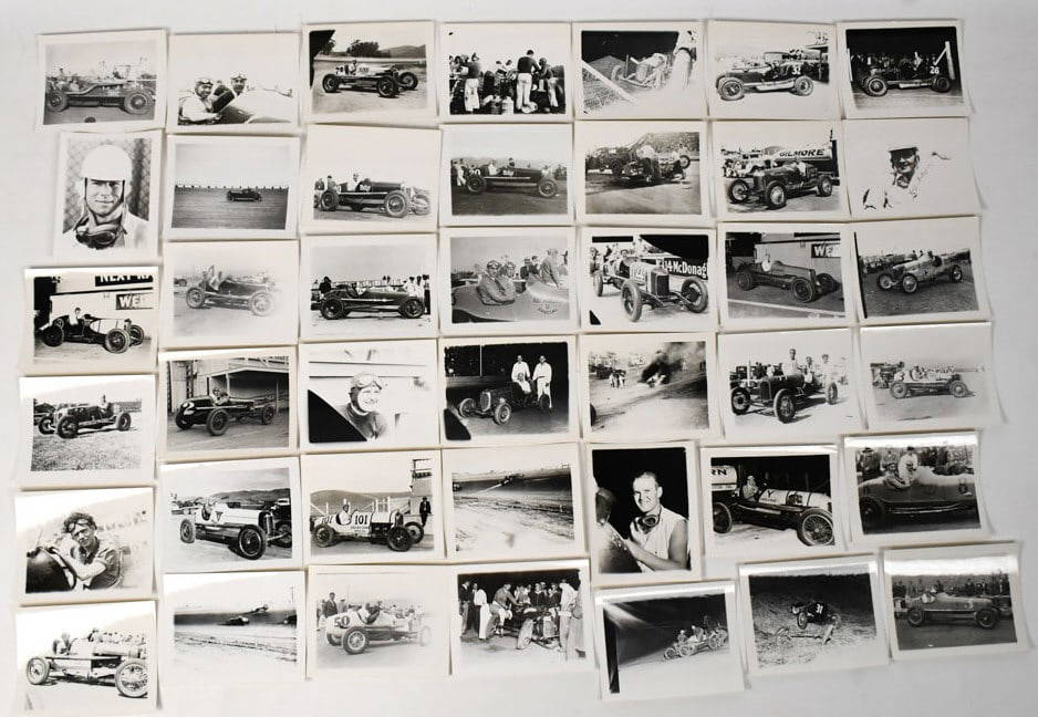 (42) 1920s-1930s Automotive Racing Photographs Auction