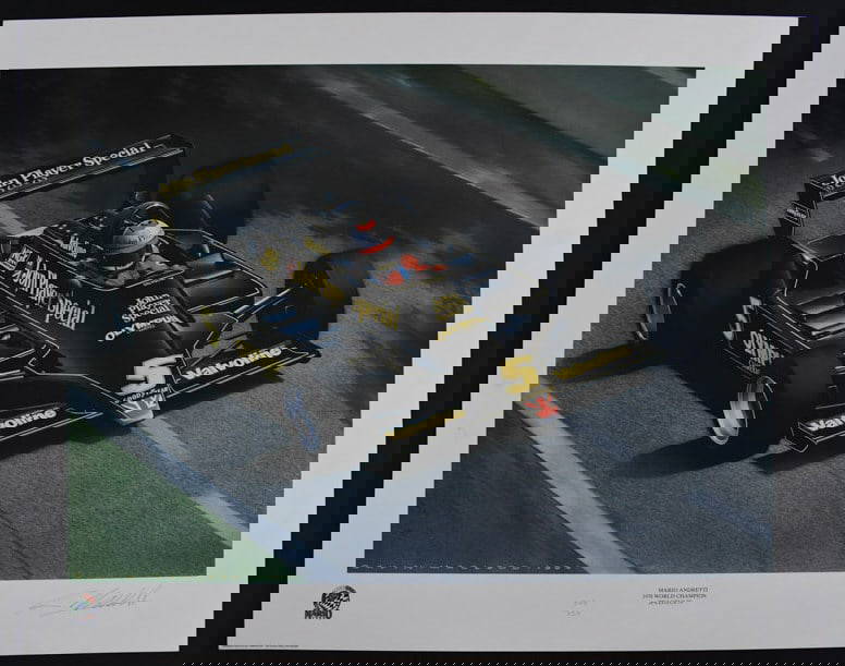Andretti 1978 World Champion Jsp Lotus 79 Print Auction