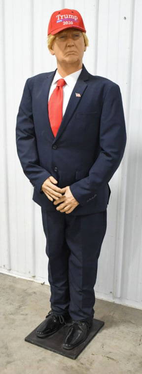 Life Size President Donald Trump Display Prop Auction