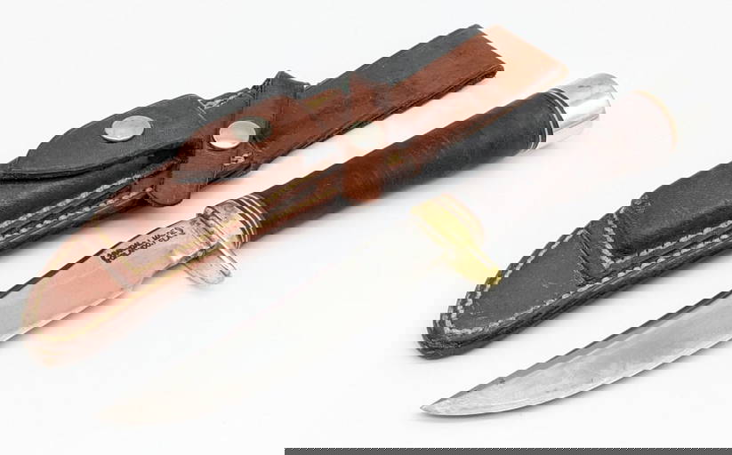 1970's Randall Model 3 5in Hunting Knife W/ Sheath