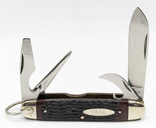 1976 Case Xx Jig Delrin Scout Camp Knife 640045r